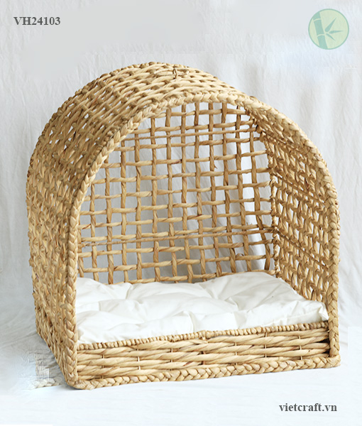Pet House Made of Water-Hyacinth – Eco-Friendly Handwoven Shelter from ...