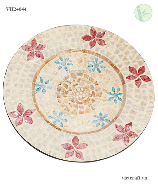 Round Charge Plate Made of MOP from Vietnam - Vietnam Handicraft